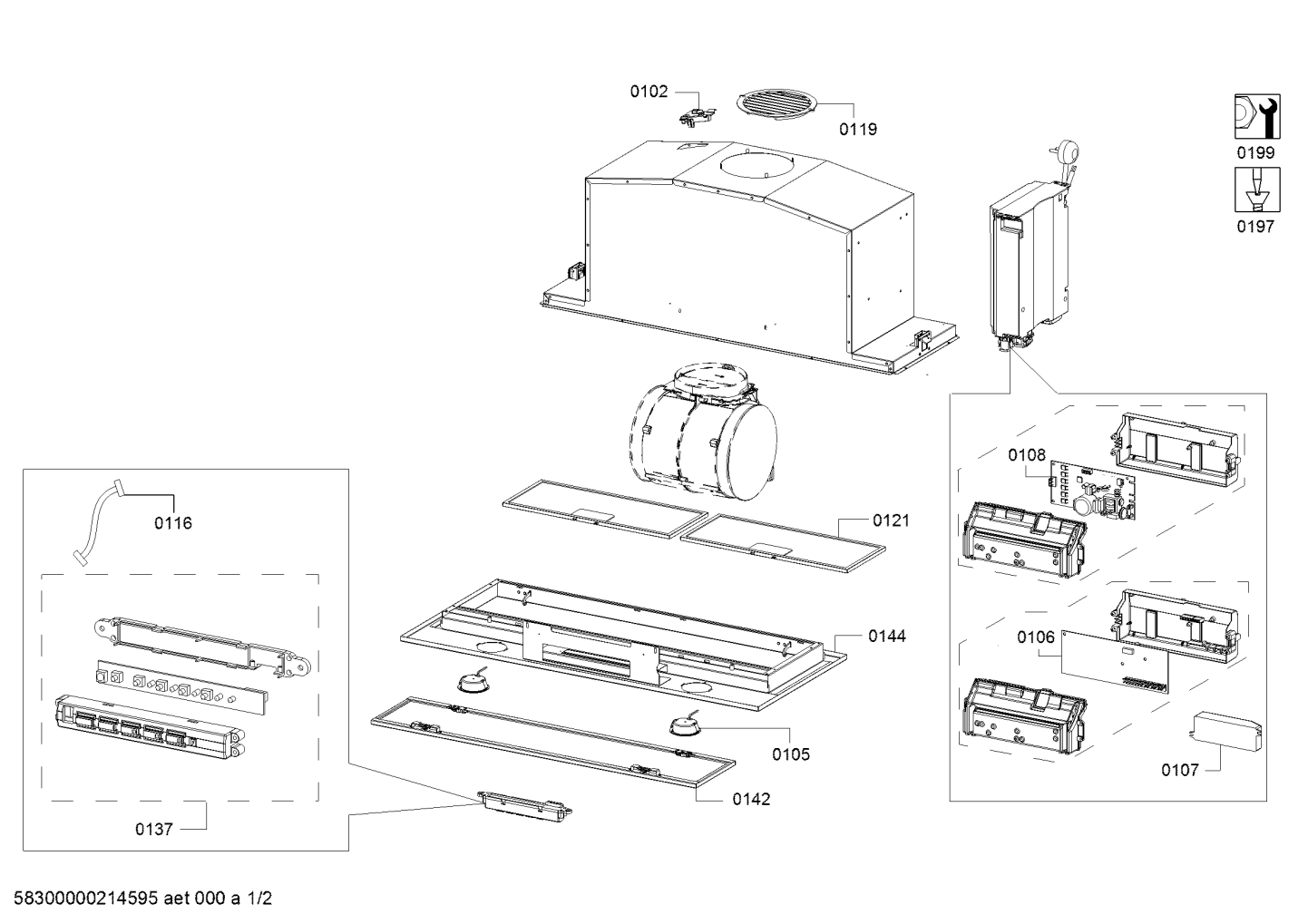 Gaggenau嘉格纳200系列AC200191油烟机 - AC200191