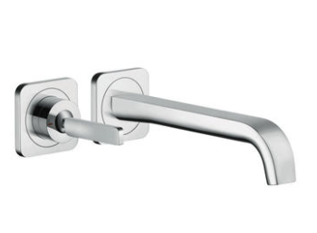 洛捷丝暗装单把手龙头带 195mm 出水嘴71220007+13622187挂墙龙头 - 71220007