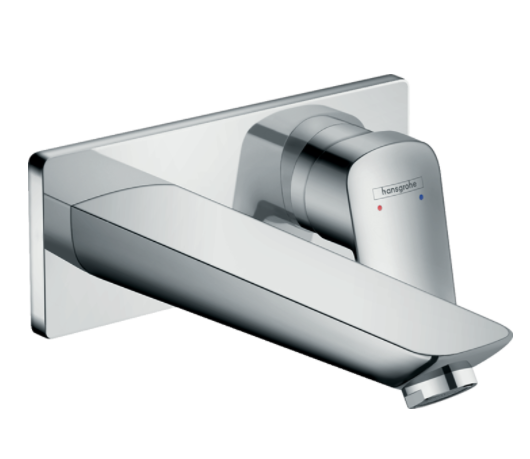 普丽唯暗装 2 孔龙头带 225mm 出水嘴13622187+15085407挂墙龙头 - 15085407