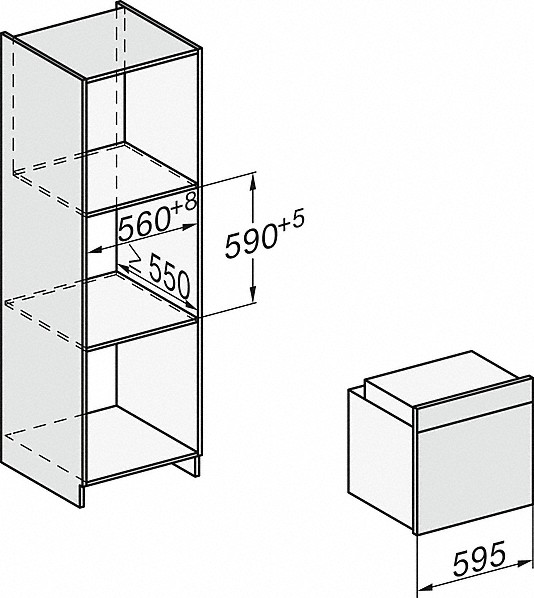 美诺Miele 嵌入式H 7660 BP烤箱高温自清洁 家居互联 - H 7660 BP