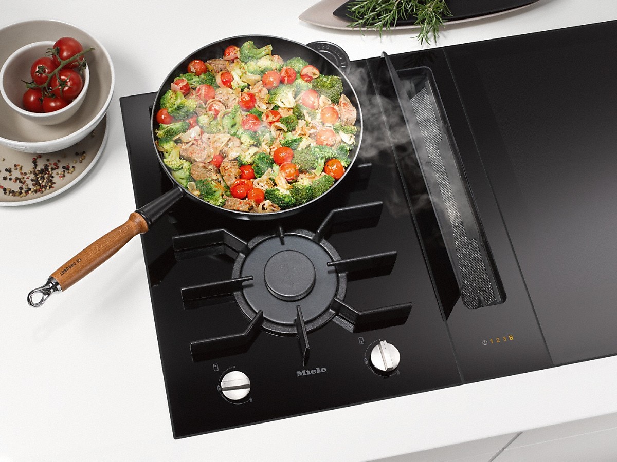 Miele 美诺多米诺嵌入式 智能双眼燃气灶CS 7102 FL