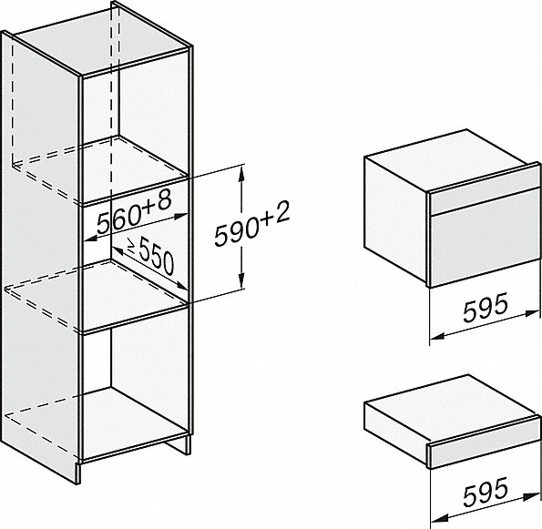 美诺miele嵌入式DG 7440多维蒸外部蒸汽发生蒸箱 - DG 7440