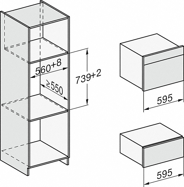美诺Miele 嵌入式DGM 7840微波蒸箱 - DGM 7840
