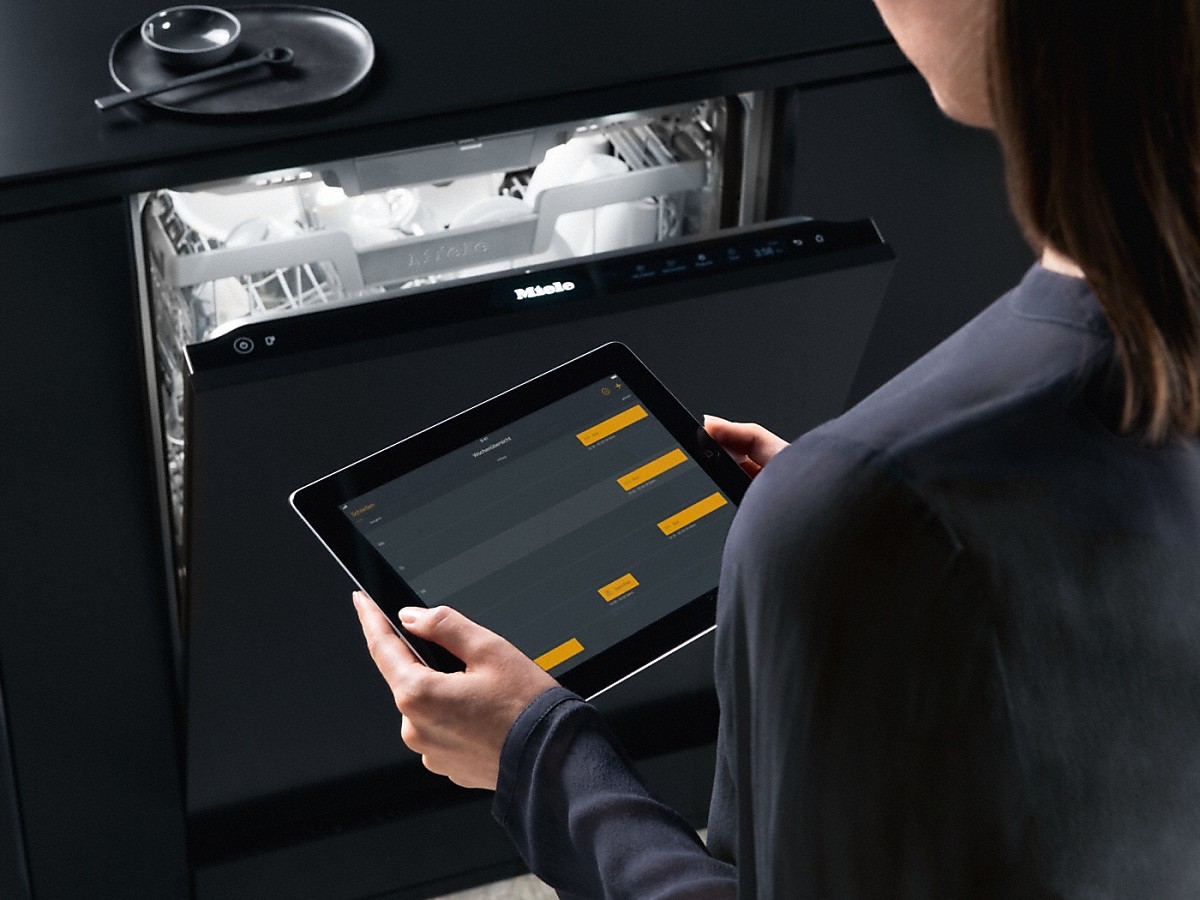 Miele 美诺无把手全嵌入式洗碗机G 7960 SCVi 双击开门 家居互联 - G 7960 SCVi