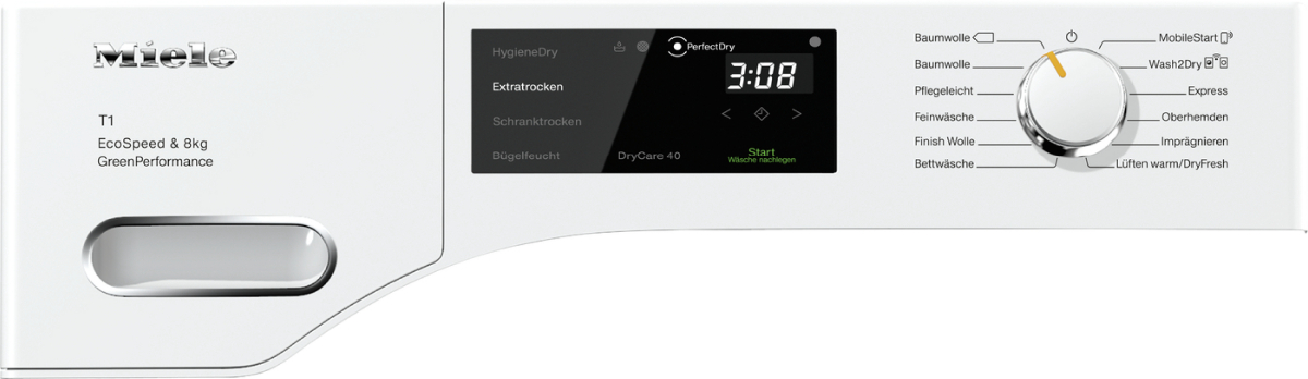 Miele美诺TWF760WP 8公斤家用干衣机 衣物护理 除菌除螨 干衣神器 - TWF760WP